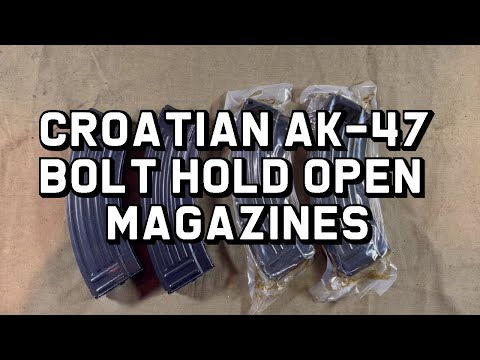 Croatian AK-47 Bolt Hold Open Magazines