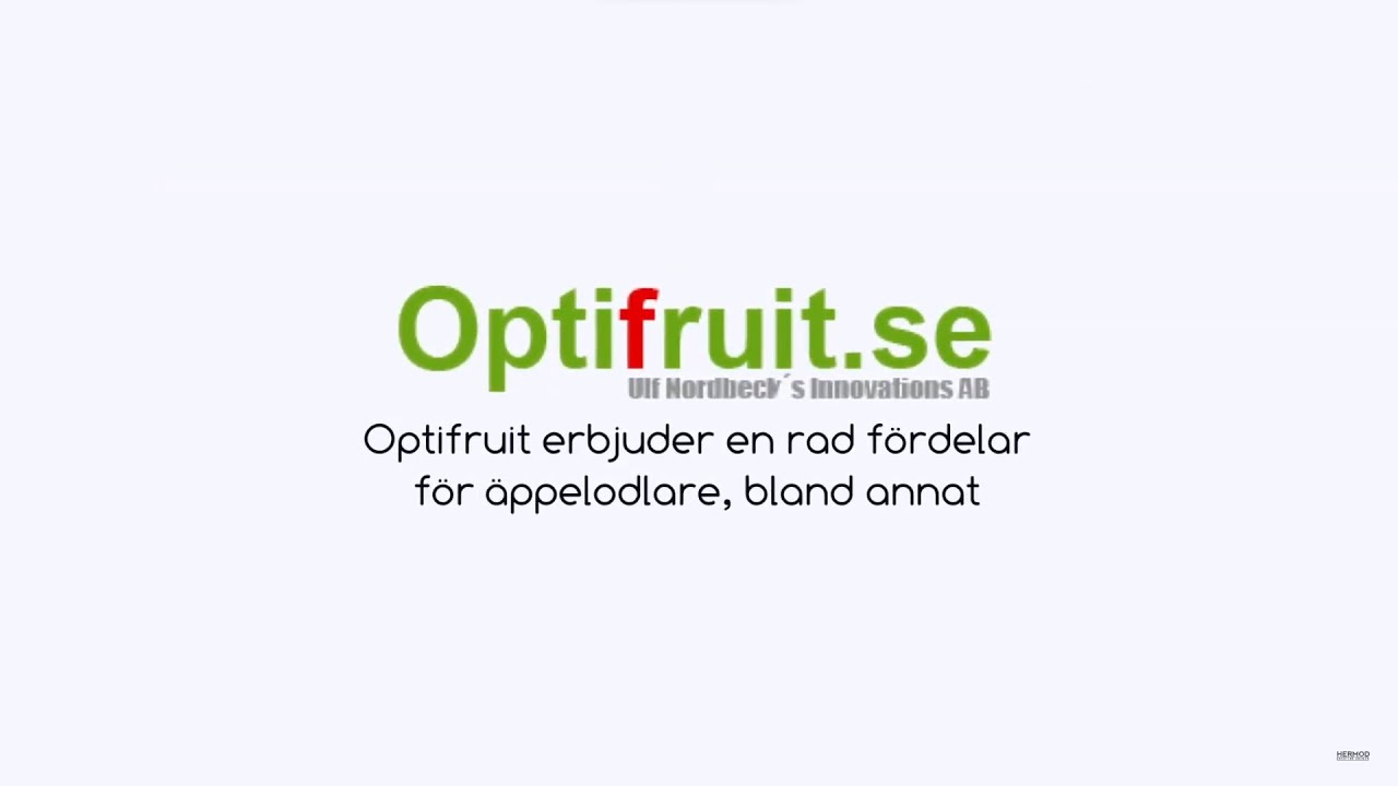 Optifruit: Den nya roboten som revolutionerar äppelodlingen - YouTube