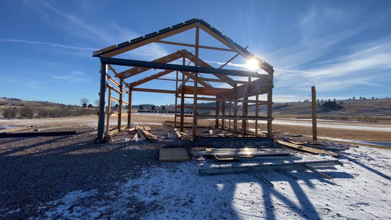 Pole Barn Demolition- Part 2 - YouTube