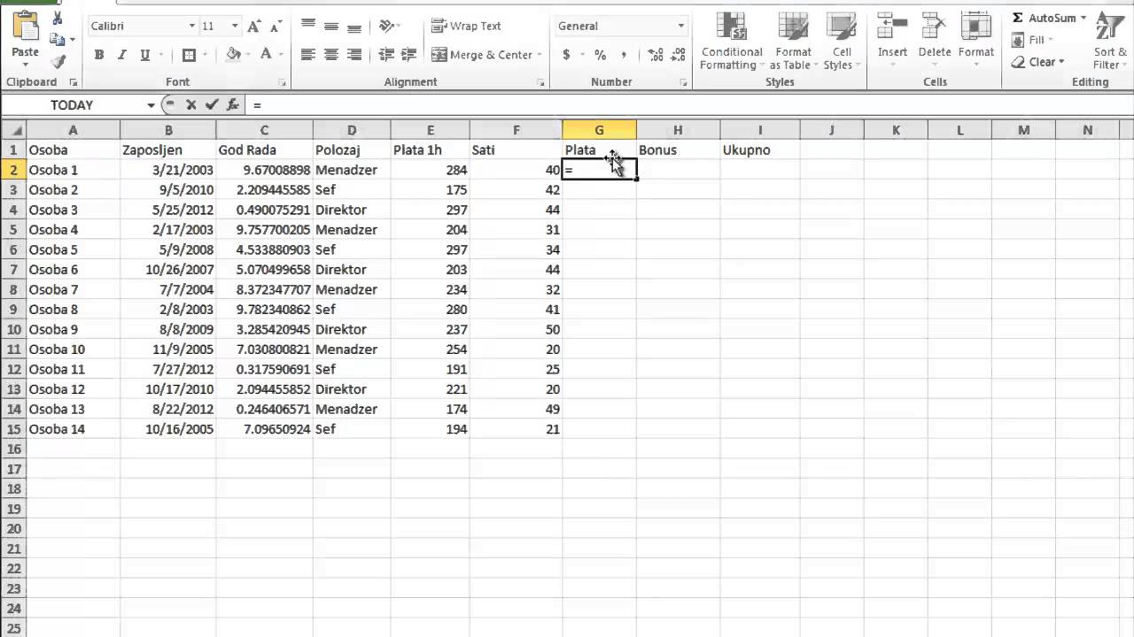 Excel Napredno: AND, OR, IF - YouTube