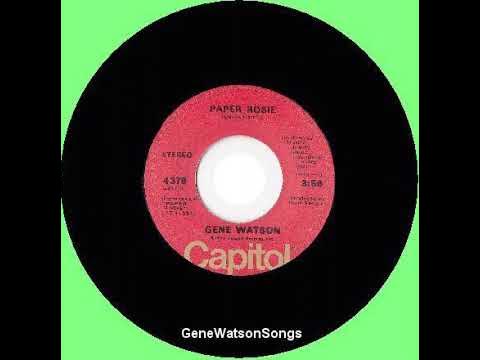 Gene Watson - Paper Rosie (45 Single) - YouTube