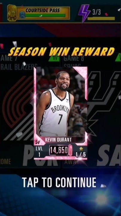 NBA 2k Mobile Season Reward Pink Diamond Kevin Durant - YouTube
