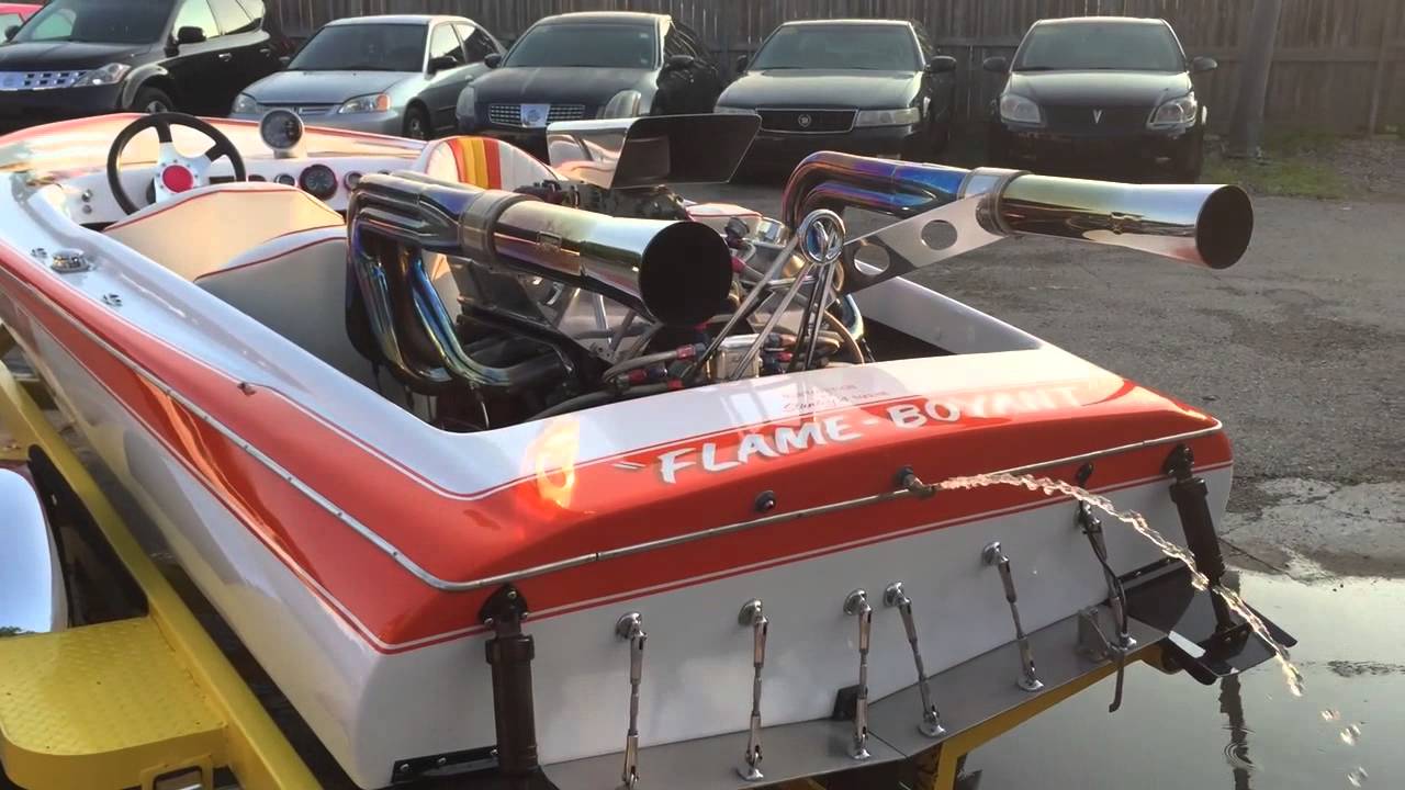 TAYLOR JET BOAT *****350 CI****FULLY RESTORED****500 HP - YouTube