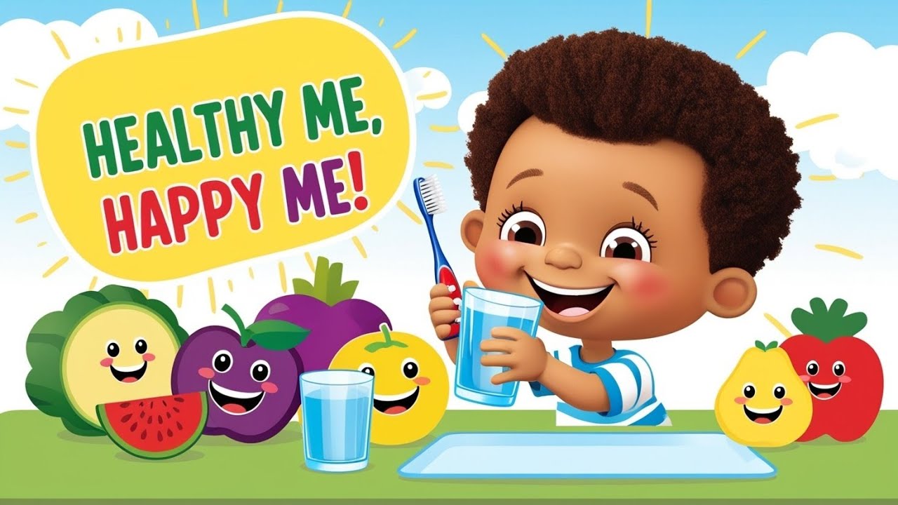 Healthy Me, Happy Me! | Fun Kids Song About Brushing, Eating & Playing ...