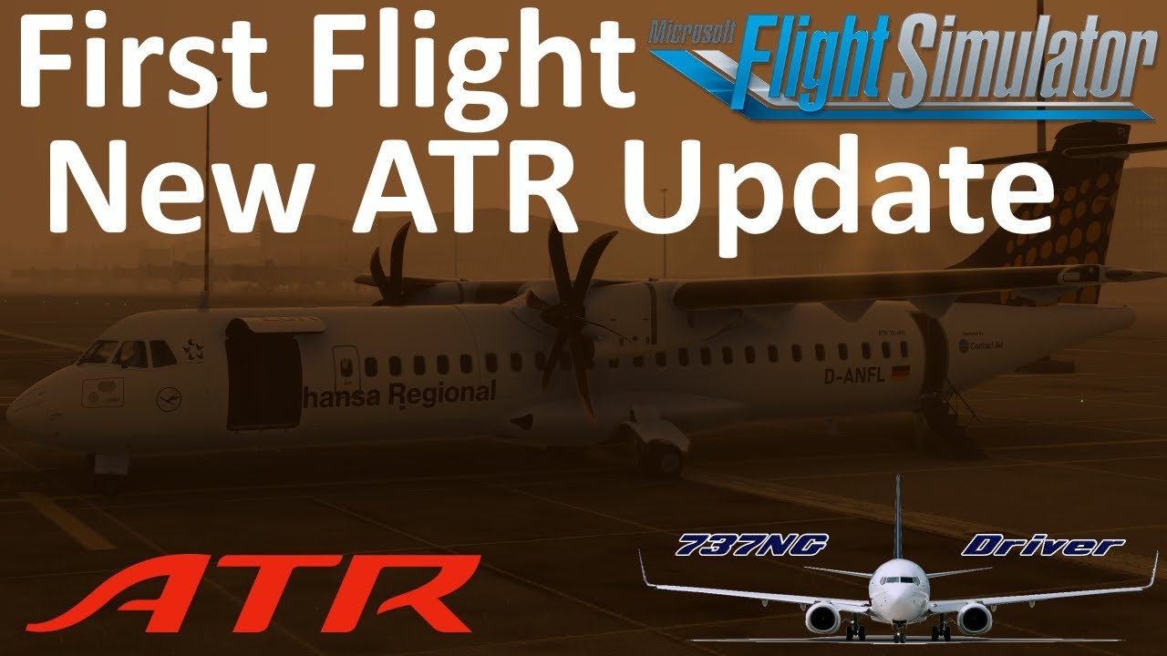 ATR: First UPDATE - First FLIGHT | Real Airline Pilot - YouTube