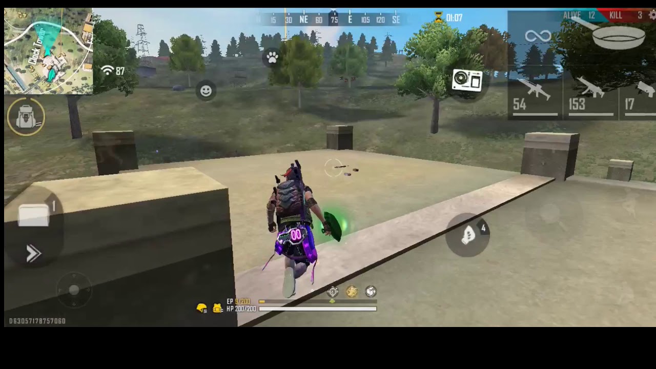 Nyobain senjata MP5 PINK BARRAGE - FREE FIRE BATTLEGROUND - YouTube