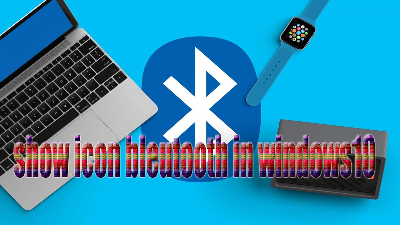 how to hide and show desktop icons bluetooth in windows 10 - YouTube
