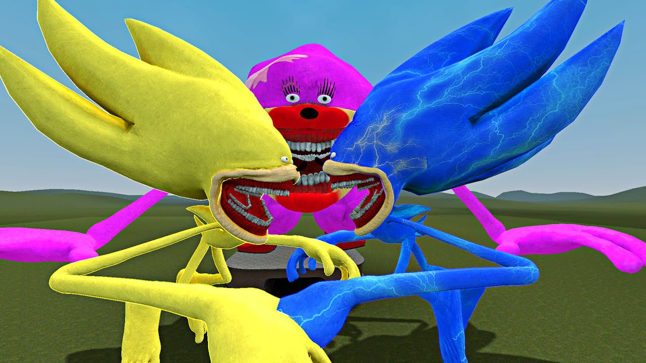 3 Super Sonic Taps And Sonic Amy Love Story Who Will Win In Garry's Mod ...