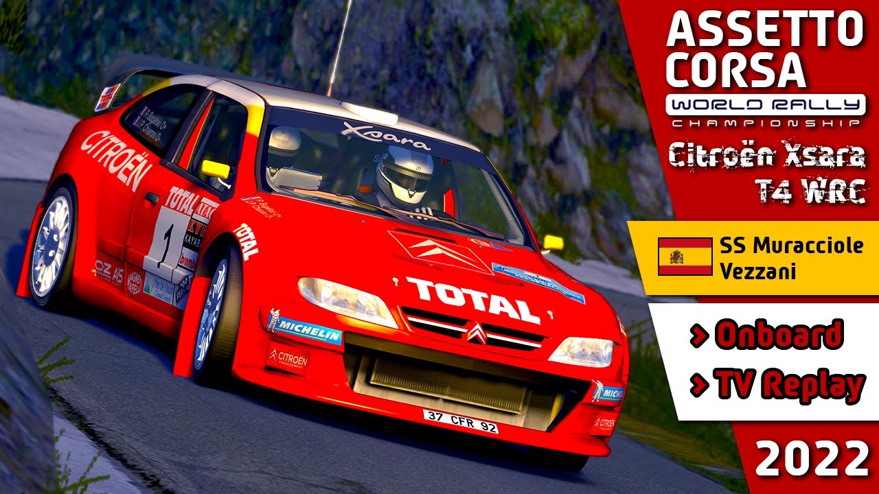 Assetto Corsa Rally | Citroën Xsara T4 WRC | SS Muracciole Vezzani ...