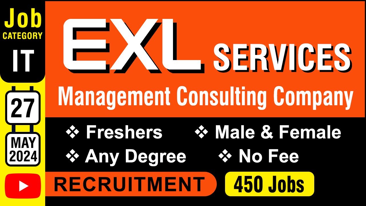 JOB | EXL Services | 450 Jobs | Recruitment | Careers | Job Opening ...