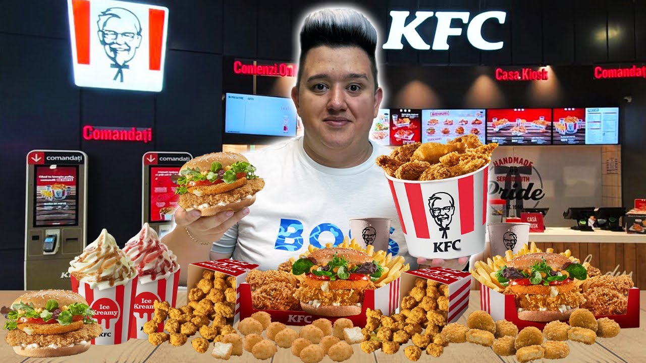 AM CUMPARAT NOILE MENIURI DE LA KFC - YouTube