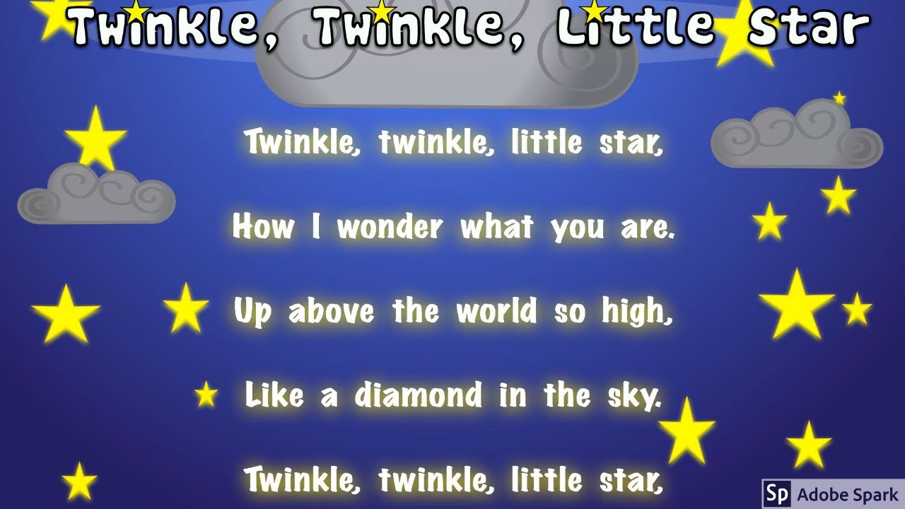 Nursery Rhyme | Twinkle Twinkle Little Star - YouTube