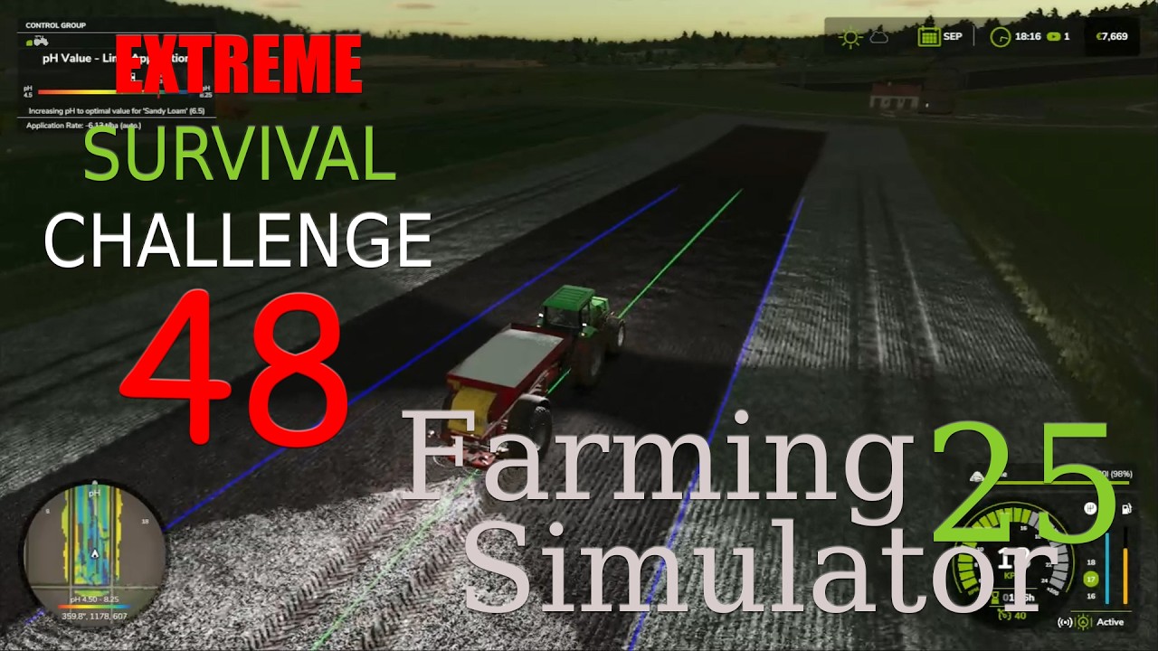 #48 NICE AND SIMPLE | Farming Simulator 25 Extreme Survival Challenge ...
