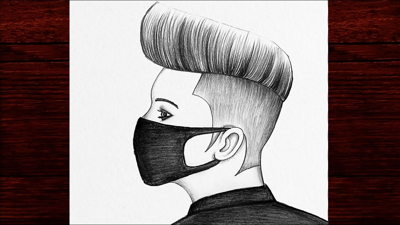Kolay Maske Takan Erkek Resmi Nasıl Çizilir, Kolay Karakalem Çizimleri ...