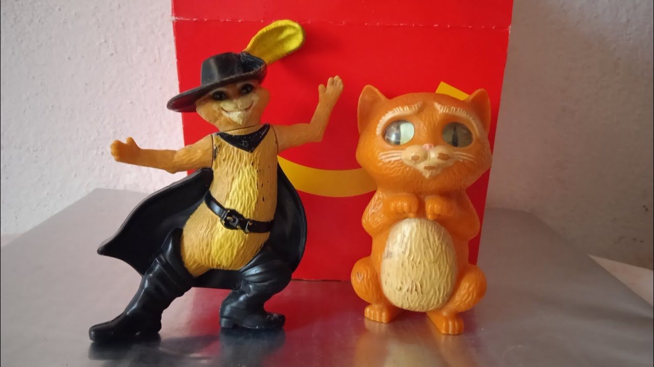 Figuras de la cajita feliz: El Gato con Botas #elgatoconbotas # ...