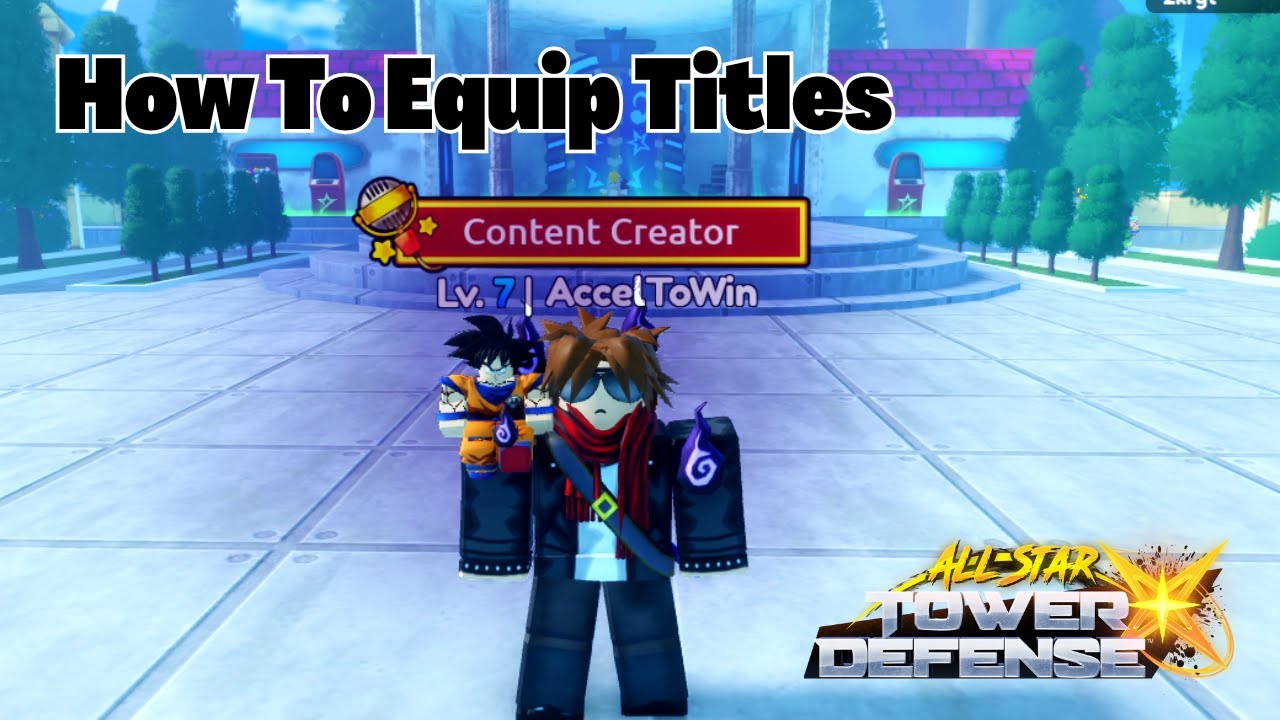 How To Equip Titles In All Star Tower Defense X ASTD X - YouTube