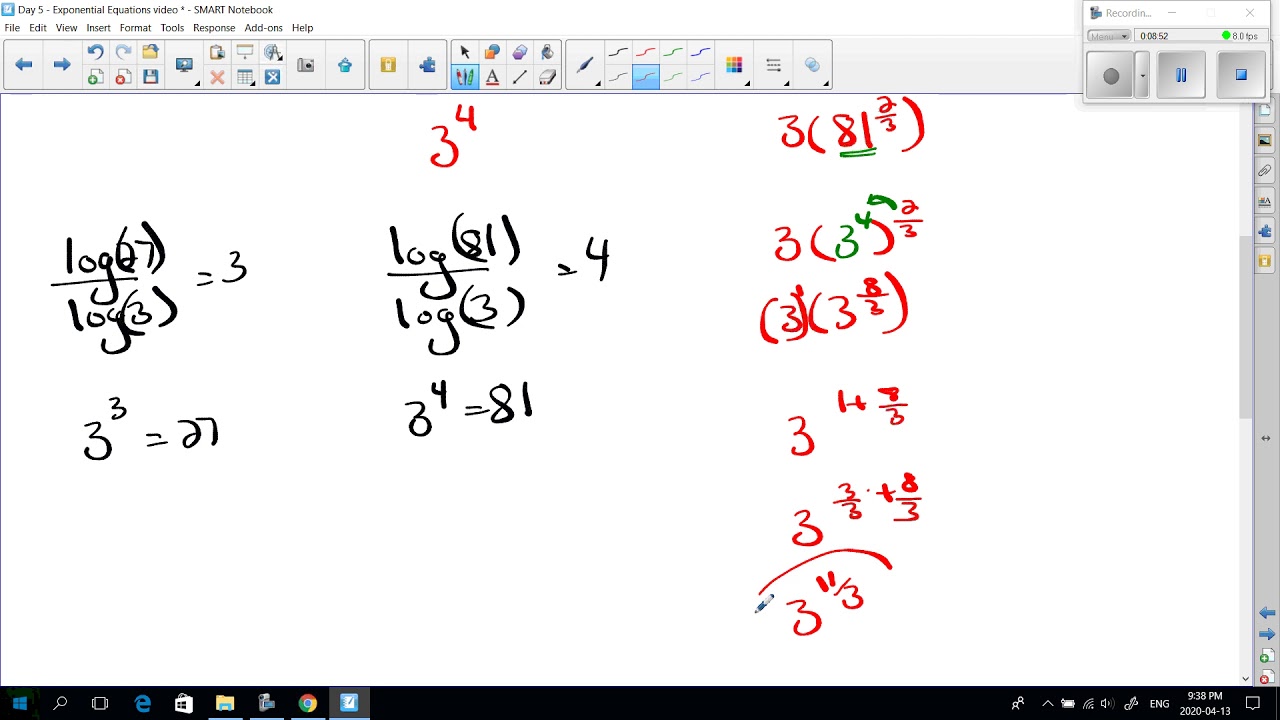 7 5 Solving Exponential Equations YouTube 7-5-solving-exponential-equations-youtube