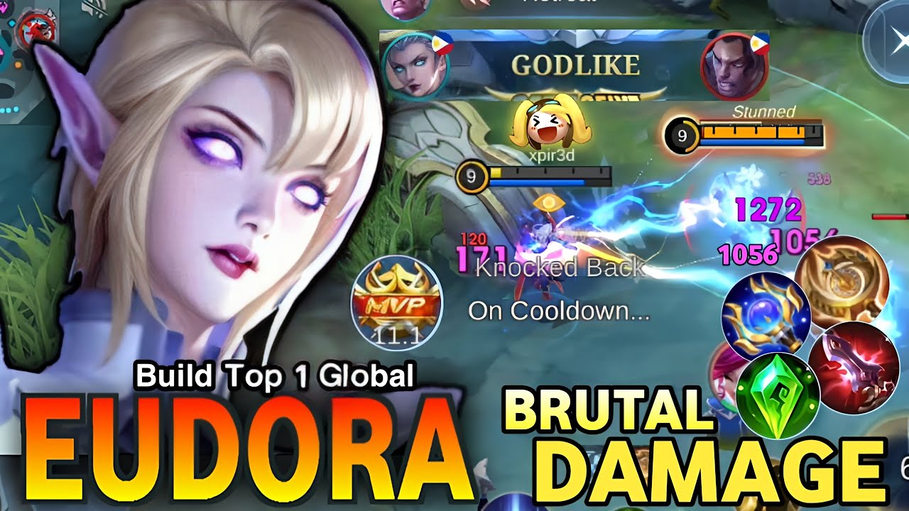 Eudora is coming please hide hehehe😁 | Eudora best build 2024 Build Top ...