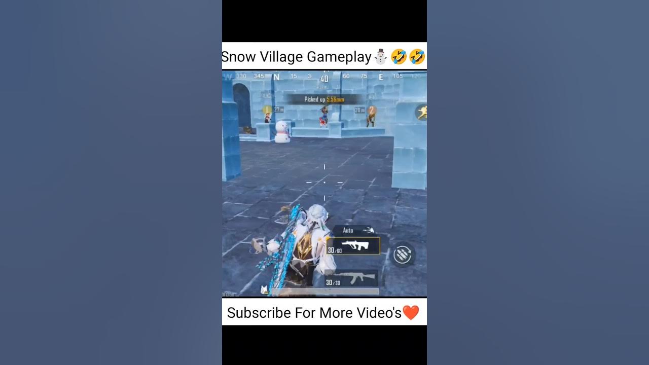 BGMI 2.9 | Snow Village Gameplay ⛄🤣🤣 #bgmi #pubgmobile #pubg #gaming #shorts #viral #shortsfeed ...