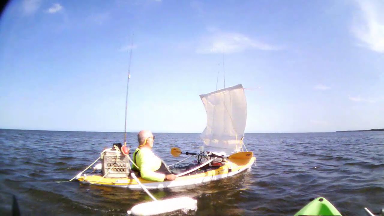 KAYAKING, FISHING AND SAILING AT DEERING POINT - YouTube