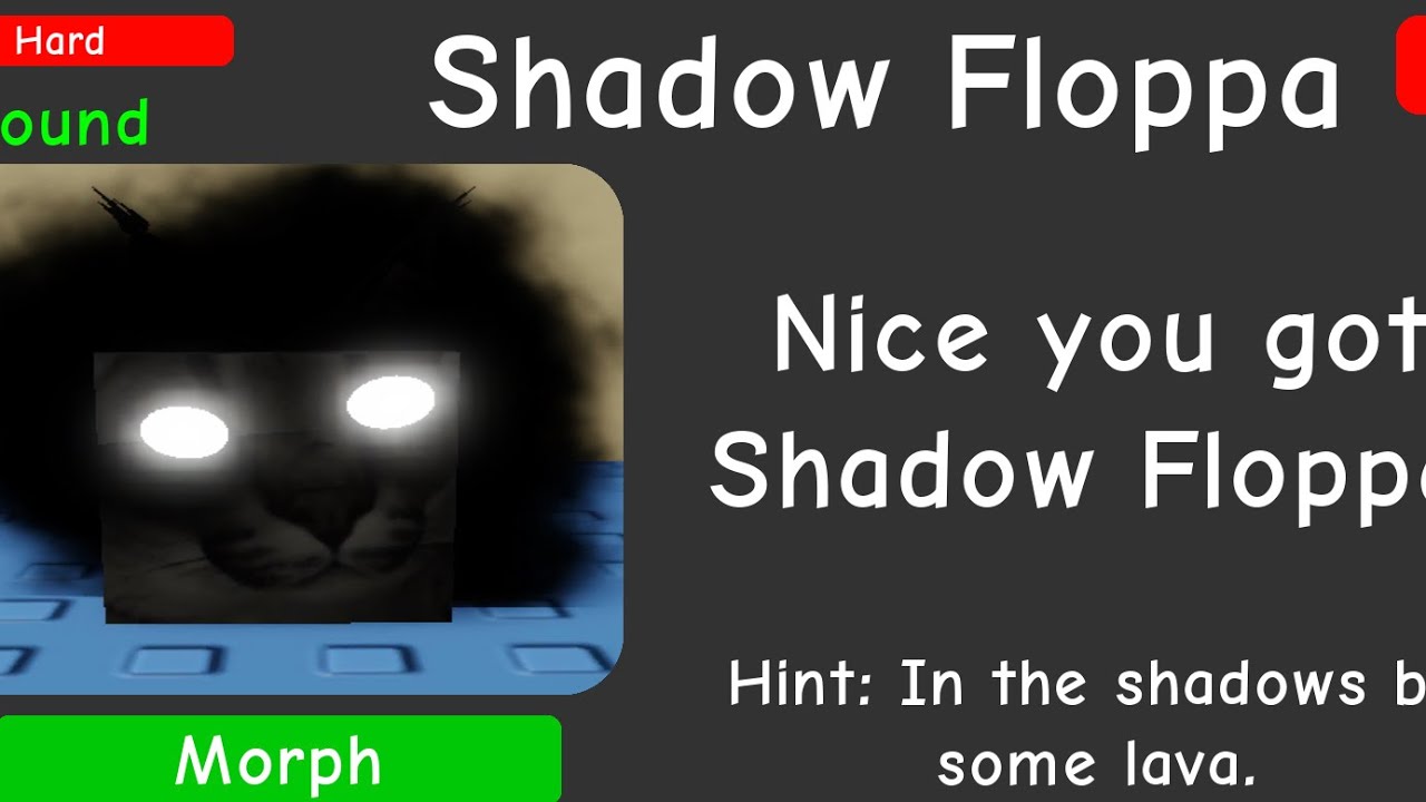 How To Get The “Shadow Floppa” | Find The Floppa Morphs #roblox #floppa ...