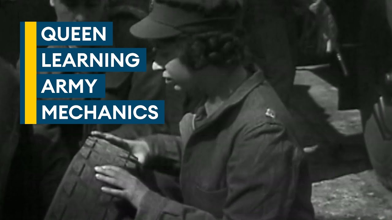1945 footage of the Queen's Auxiliary Territorial Service training ...