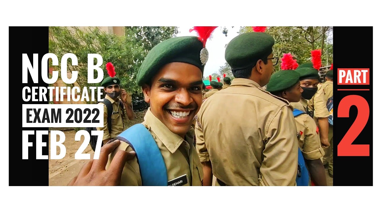 NCC B Certificate Written exam Part 2 #ncc #nccbexam #vlog - YouTube