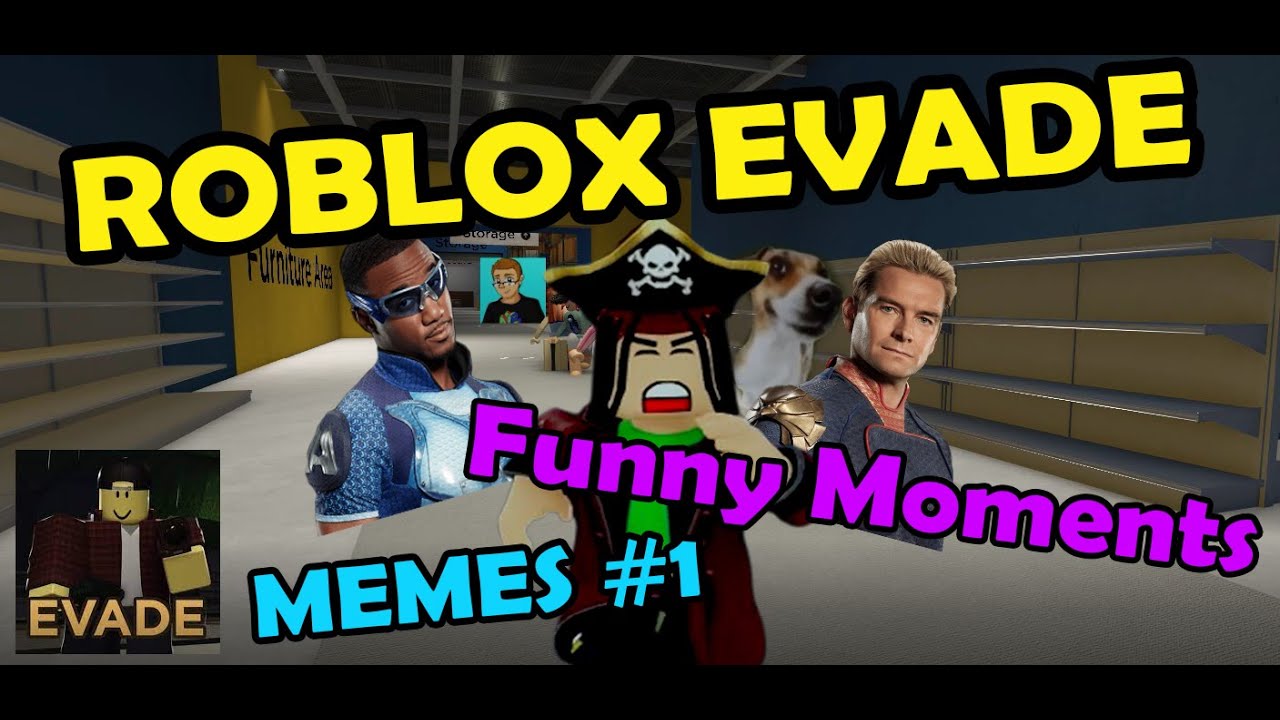 ROBLOX Evade Funny Moments (MEMES) #1 - YouTube