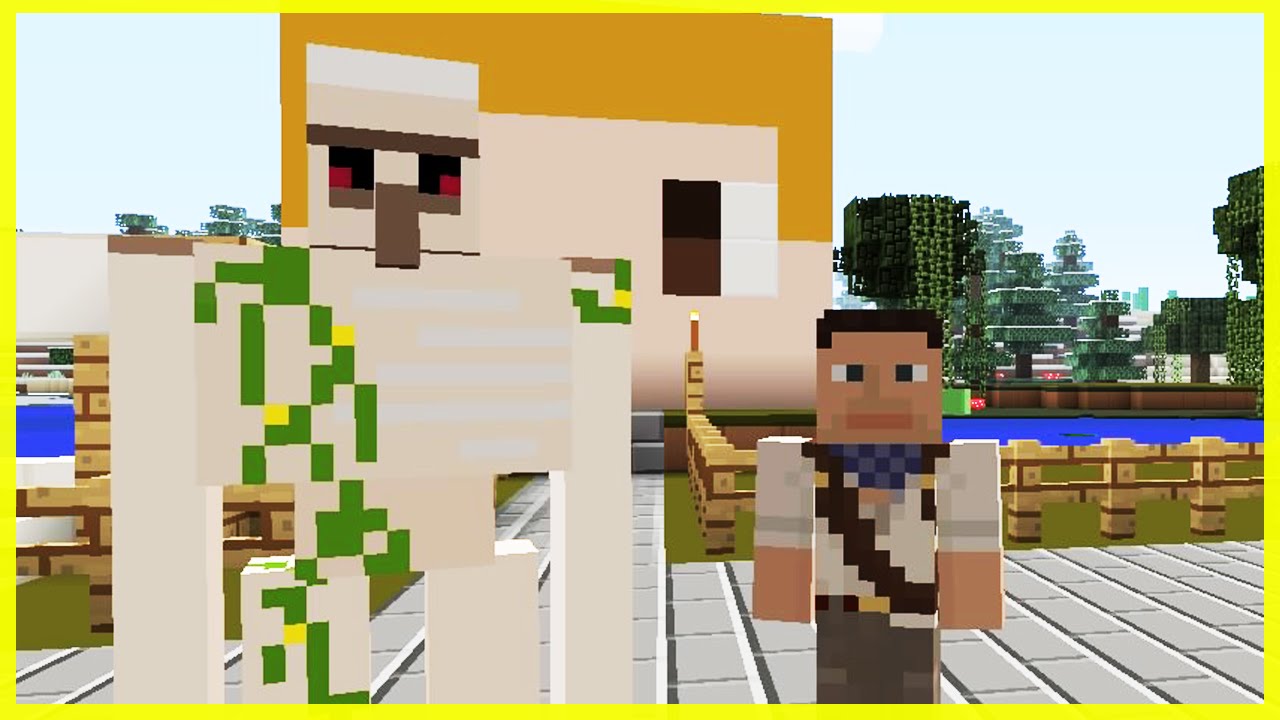 Minecraft PS4 - MEET GRAHAM THE GOLEM! - Survival [60] - YouTube