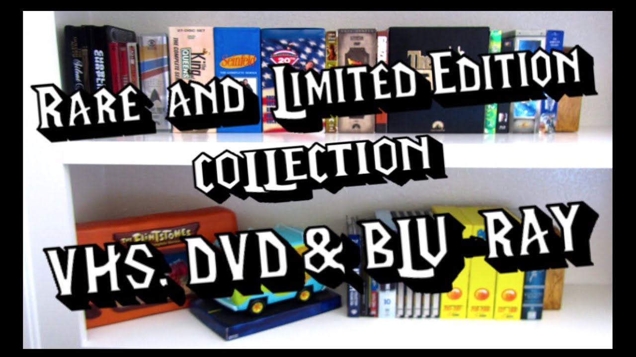 Rare and Limited Edition VHS, DVD & Blu-Ray Collection - 100 ...