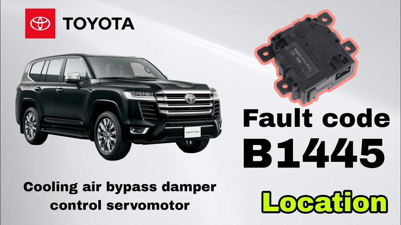 Land cruiser B1445 AC servomotor location, cooling air bypass damper ...