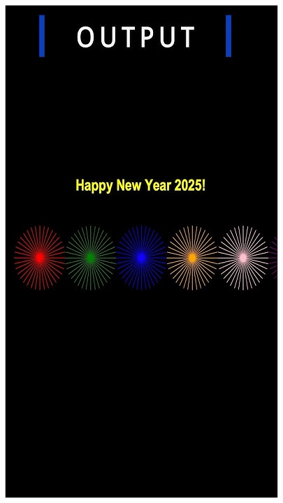 Create New Year Theme in Python #pythonlearning #pythonprogramming #trendingshorts - YouTube