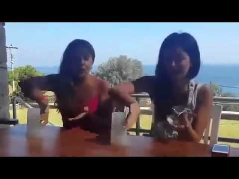 Kızlardan bardak show mardin kapı MÜKEMMEL!!!!