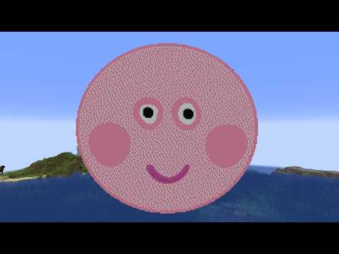 Bubble Peppa Pig characters (in Minecraft)