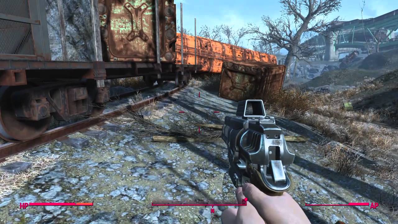 Fallout 4 Power Armour on A train - YouTube