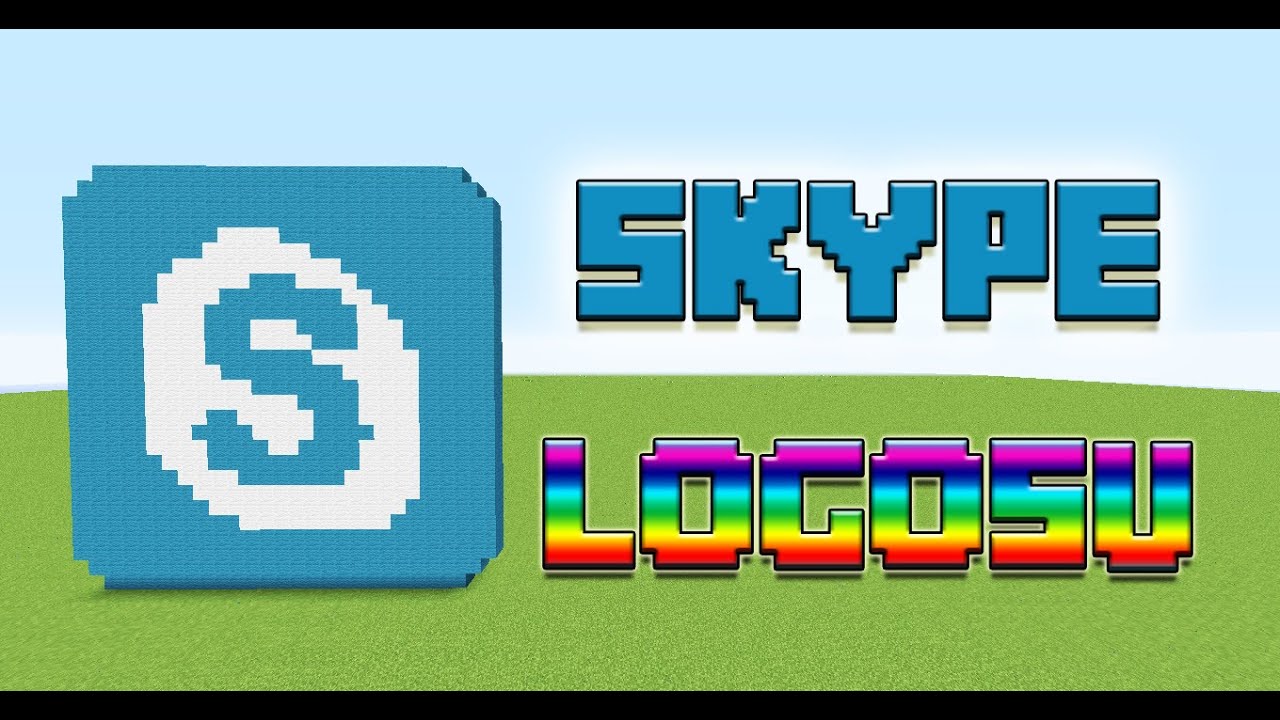 Minecraft Nasıl Yapılır: Skype Logo - YouTube