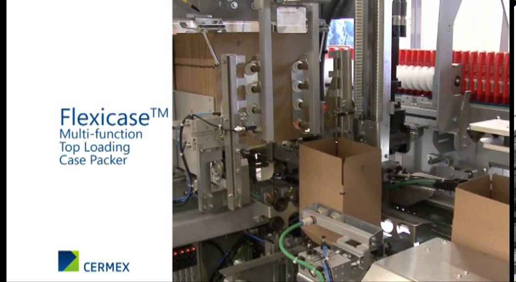 Multi-function Top Loading Case Packer : Flexicase ® - YouTube
