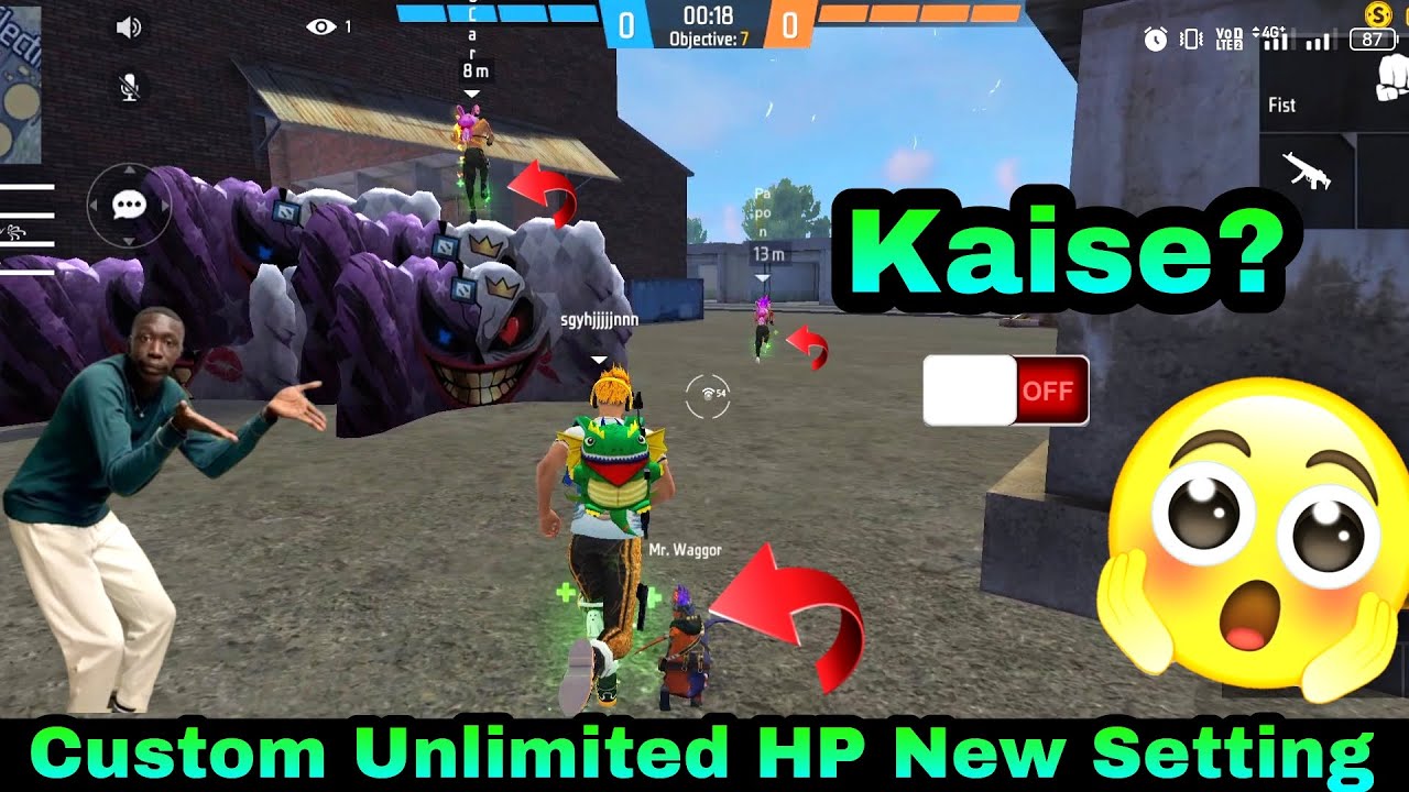 FF New Custom Room Setting | FF Custom Unlimited Hp Kaise kare | Free ...