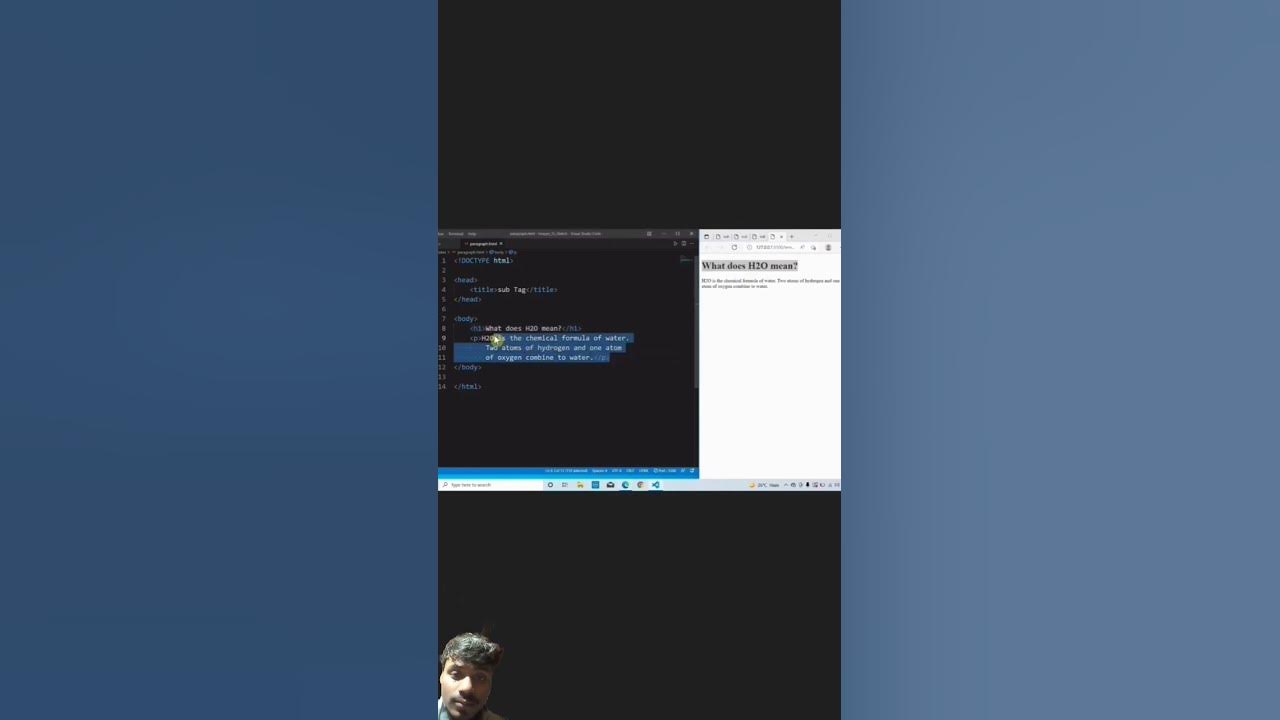 What Is Sub Tag In Html Coding Javascript Htmltags Python