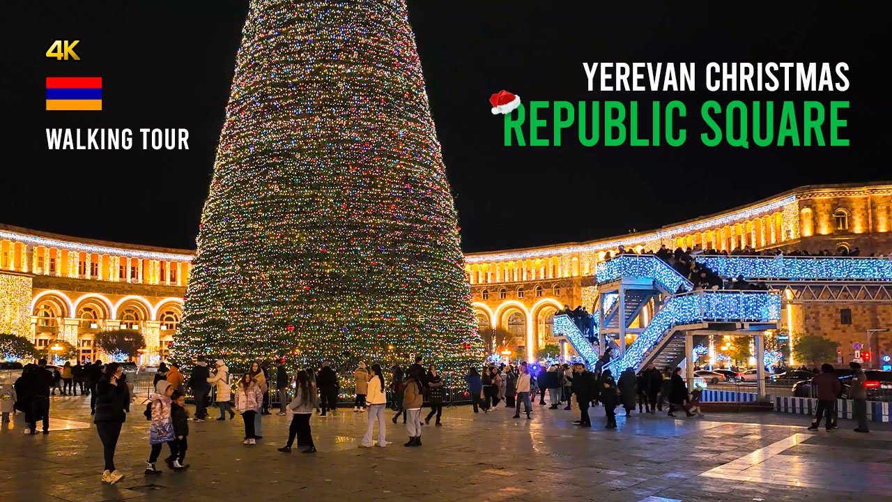 Yerevan CHRISTMAS Vibes - Republic Square - YouTube