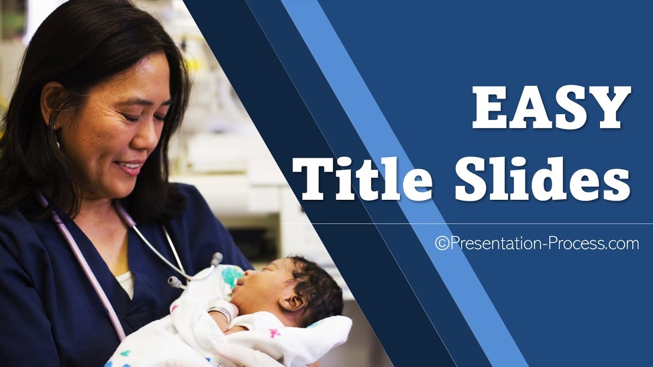 Beautiful Title Slide Design in PowerPoint - YouTube