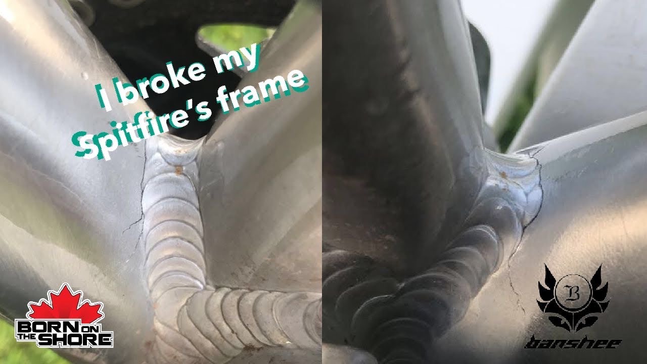 I Broke my Banshee Spitfire V2 Frame *Bummed* - YouTube