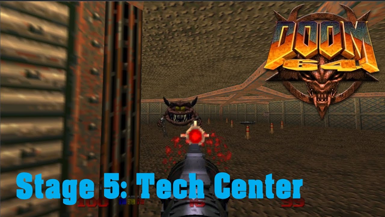 Doom 64 - Stage 5: Tech Center - YouTube