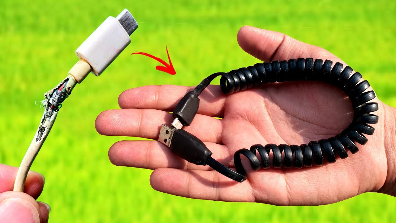 You Won't Believe This Amazing Fix! Repair Original Charging Cable in ...
