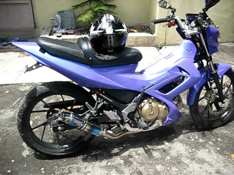 R9 Mugello NG Raider Satria belakang 150 Racing Exhaust - YouTube