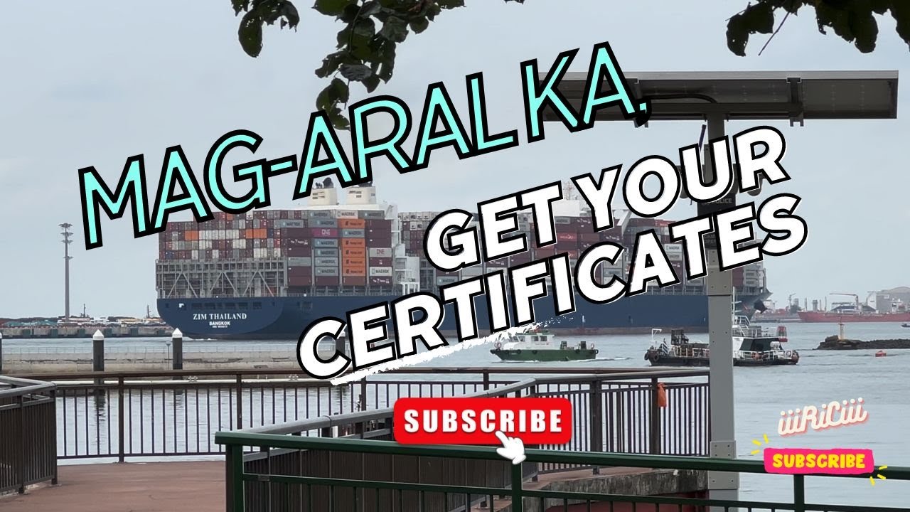 Mag-aral and Get your Certificates. | #redprawntech V57 | - YouTube