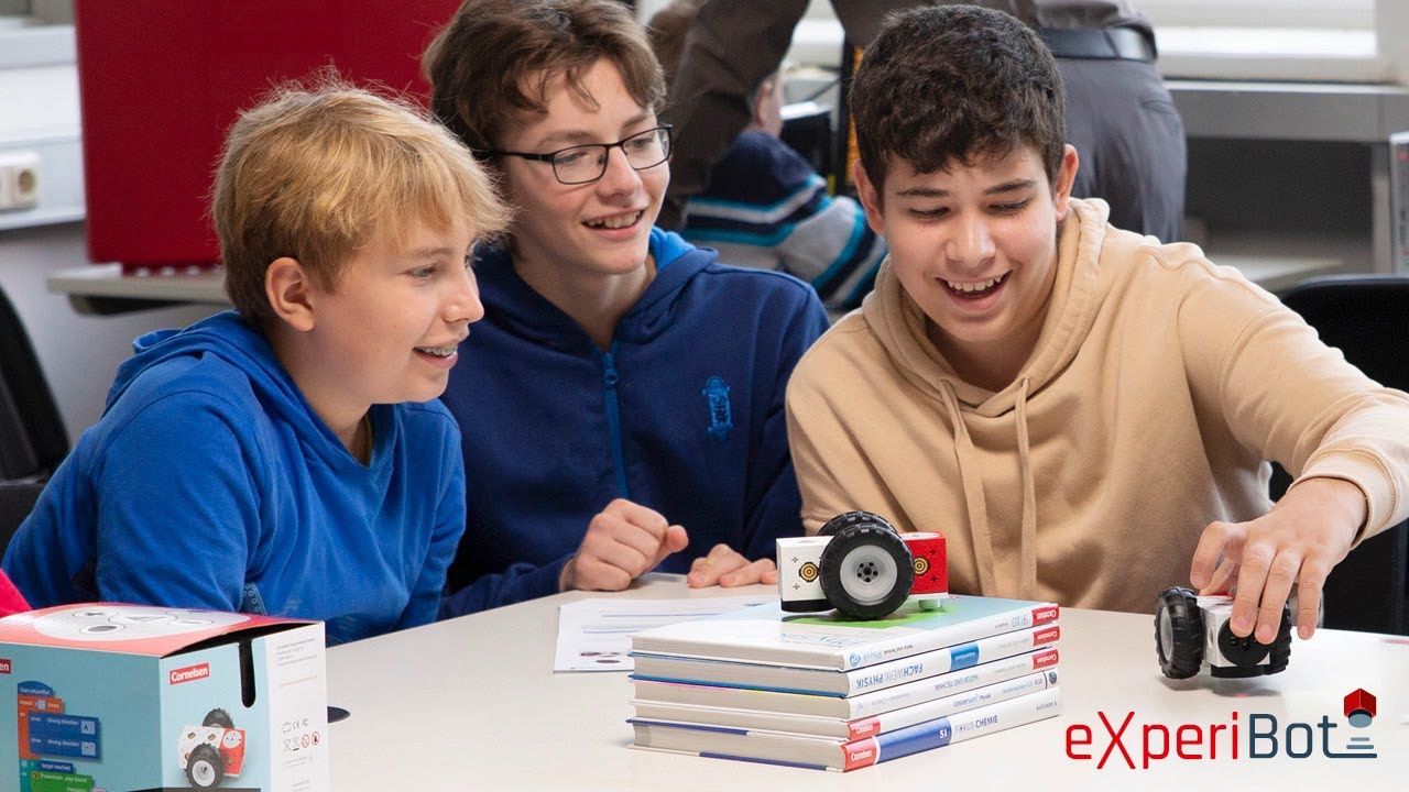 eXperiBot - der Lernroboter mit Spaß und Erfolg im Unterricht von Cornelsen Experimenta - YouTube