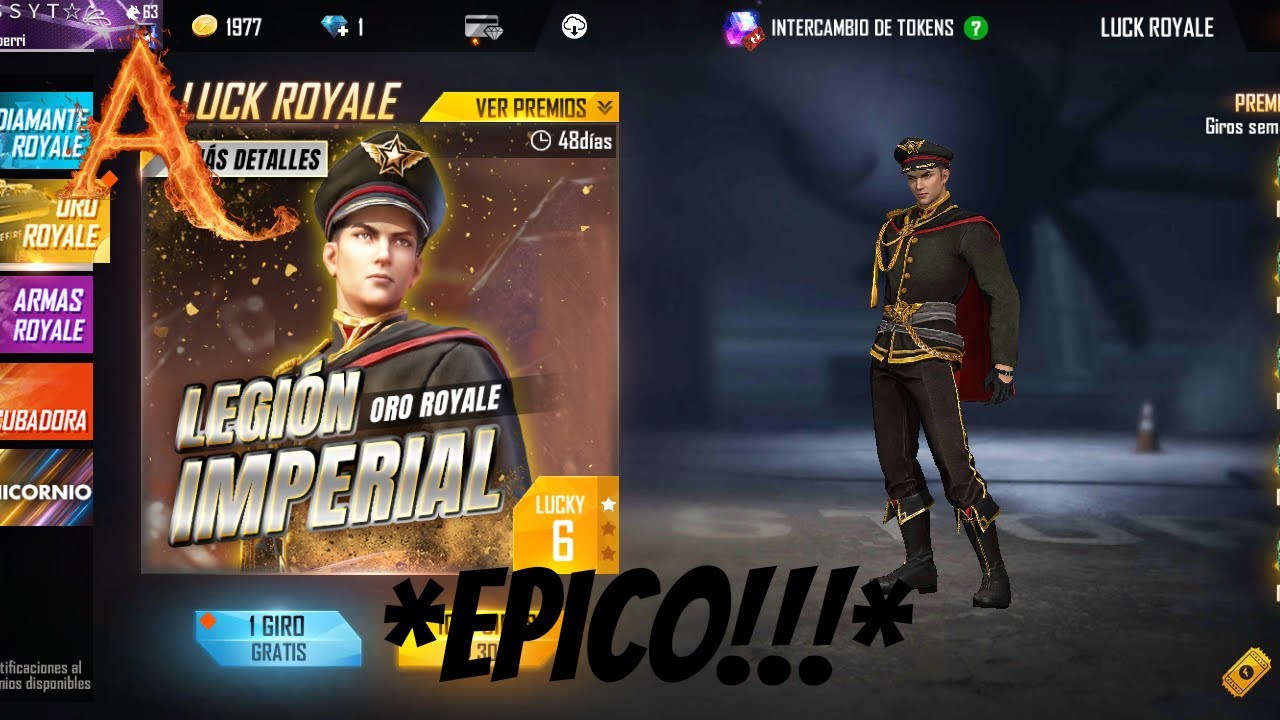 Usando la nueva skin!!!-Legion Imperial- - YouTube