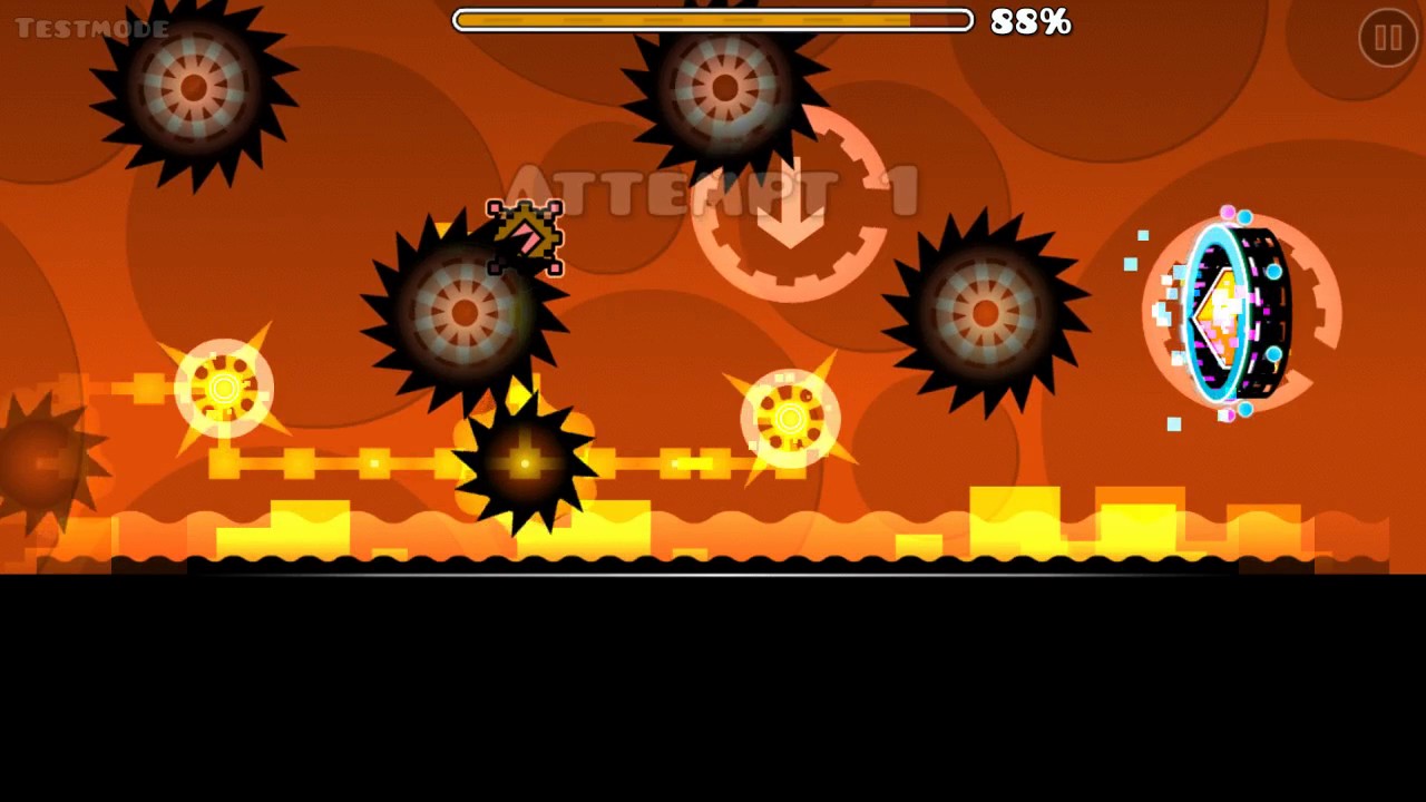 Geometry Dash: Verifying Nucleardynamix 56% - YouTube