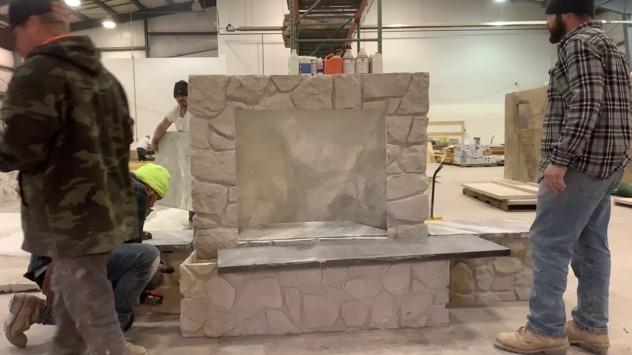 building a fireplace demo - YouTube